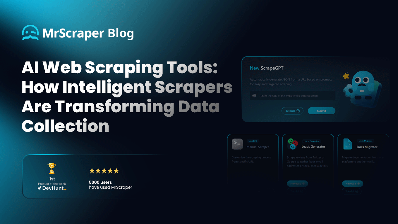 AI Web Scraping Tools: How Intelligent Scrapers Are Transforming Data ...