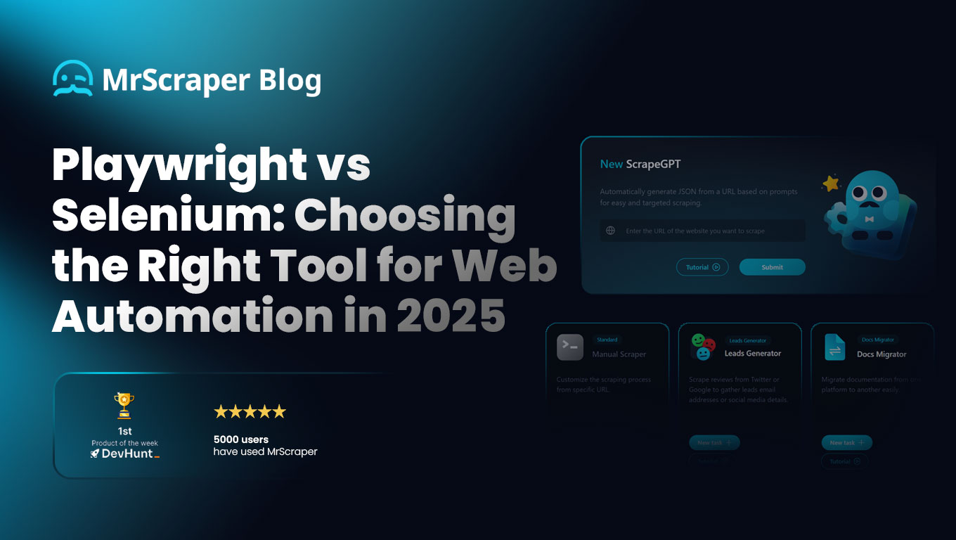 Playwright vs Selenium: Choosing the Right Tool for Web Automation in 2025