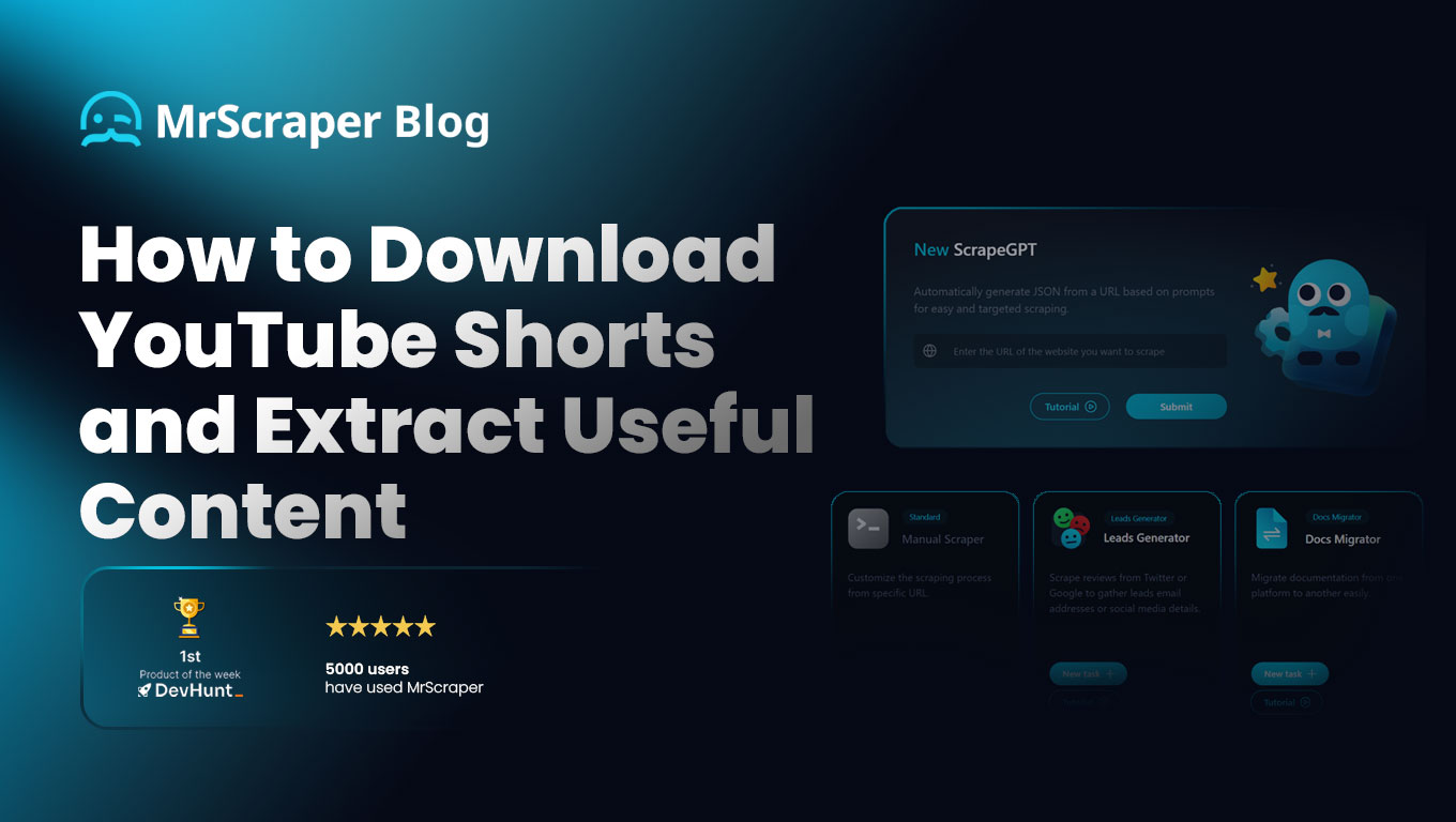 How to Download YouTube Shorts and Extract Useful Content