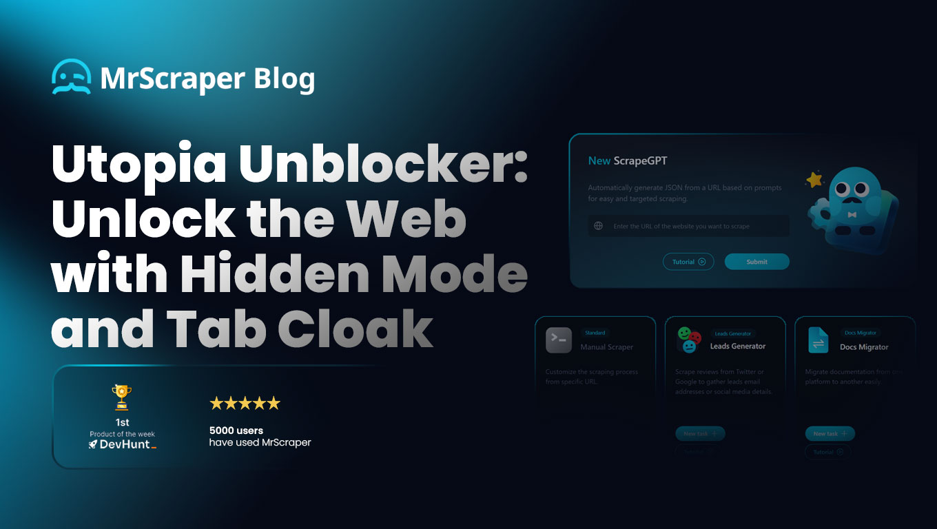 Utopia Unblocker: Unlock the Web with Hidden Mode and Tab Cloak