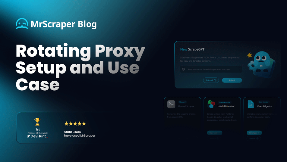 Rotating Proxy Setup and Use Case