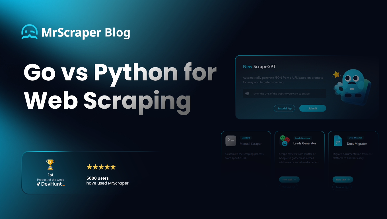 Go vs Python for Web Scraping