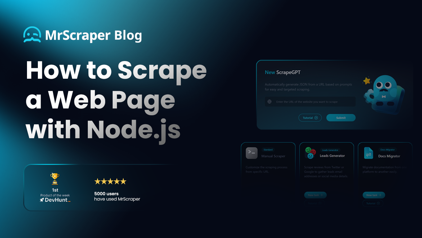 Effortless Web Scraping Using Node.js