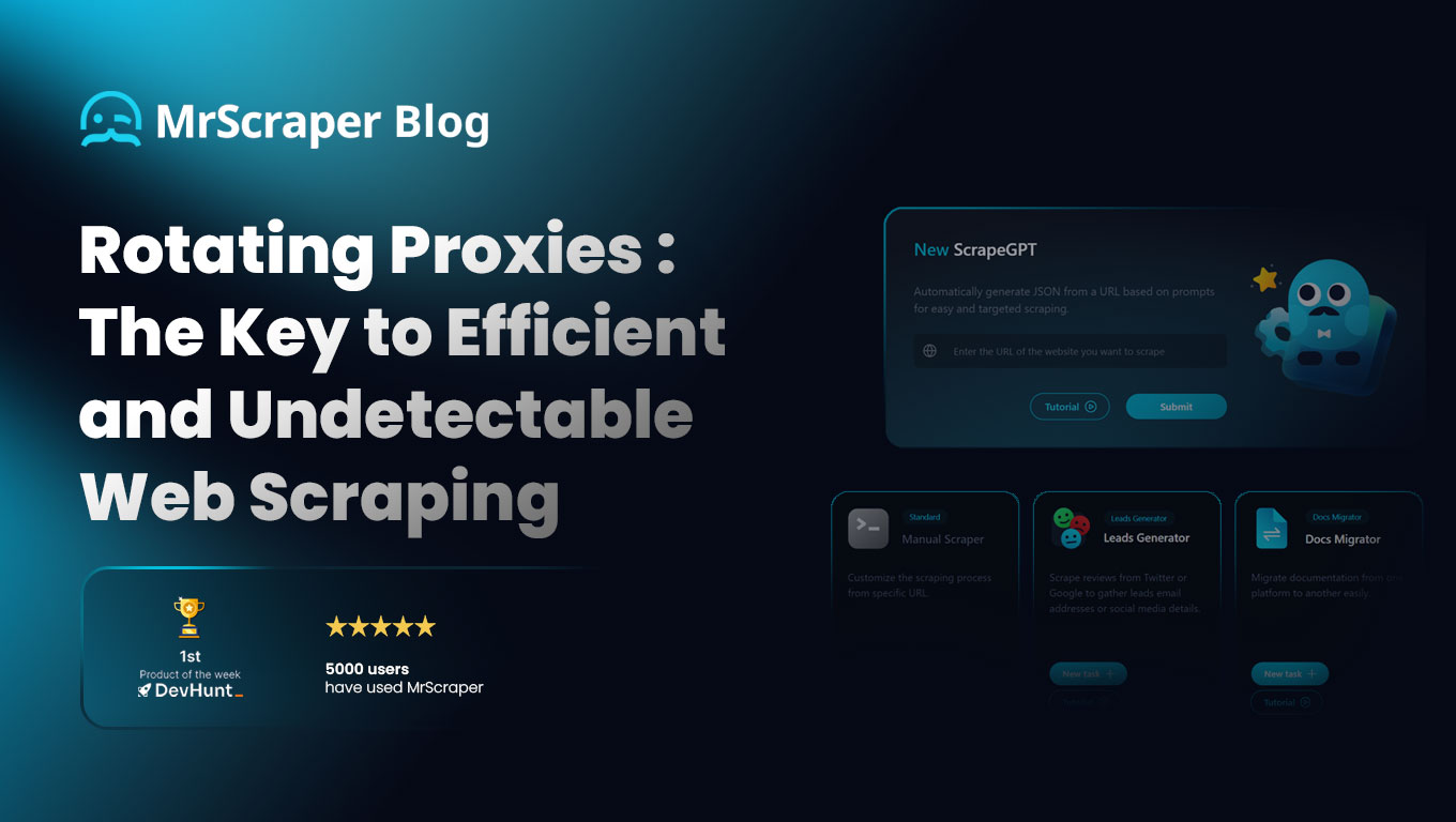 Rotating Proxies: The Key to Efficient and Undetectable Web Scraping