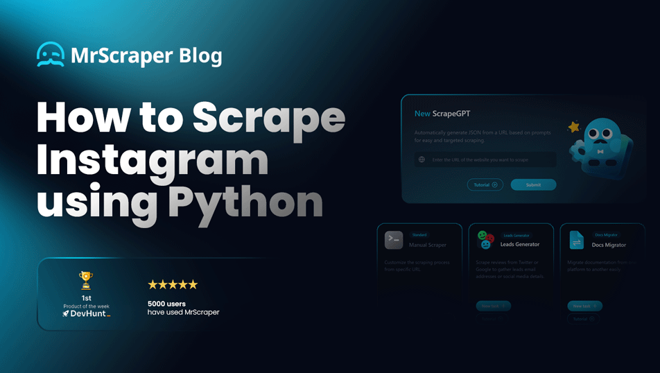 How to Scrape Instagram using Python